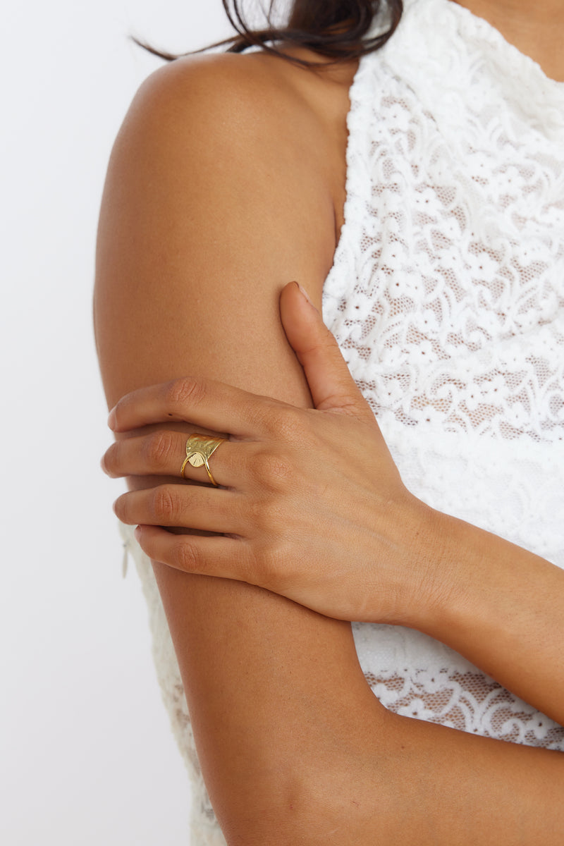 18k Gold Meeting Of Fate Ring Gold | Fortunate One