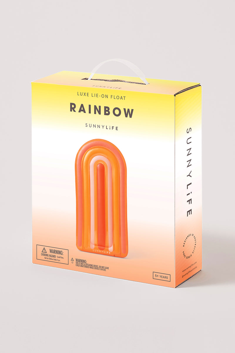 SUNNYLIFE Luxe Lie-On Float Rainbow | Fortunate One